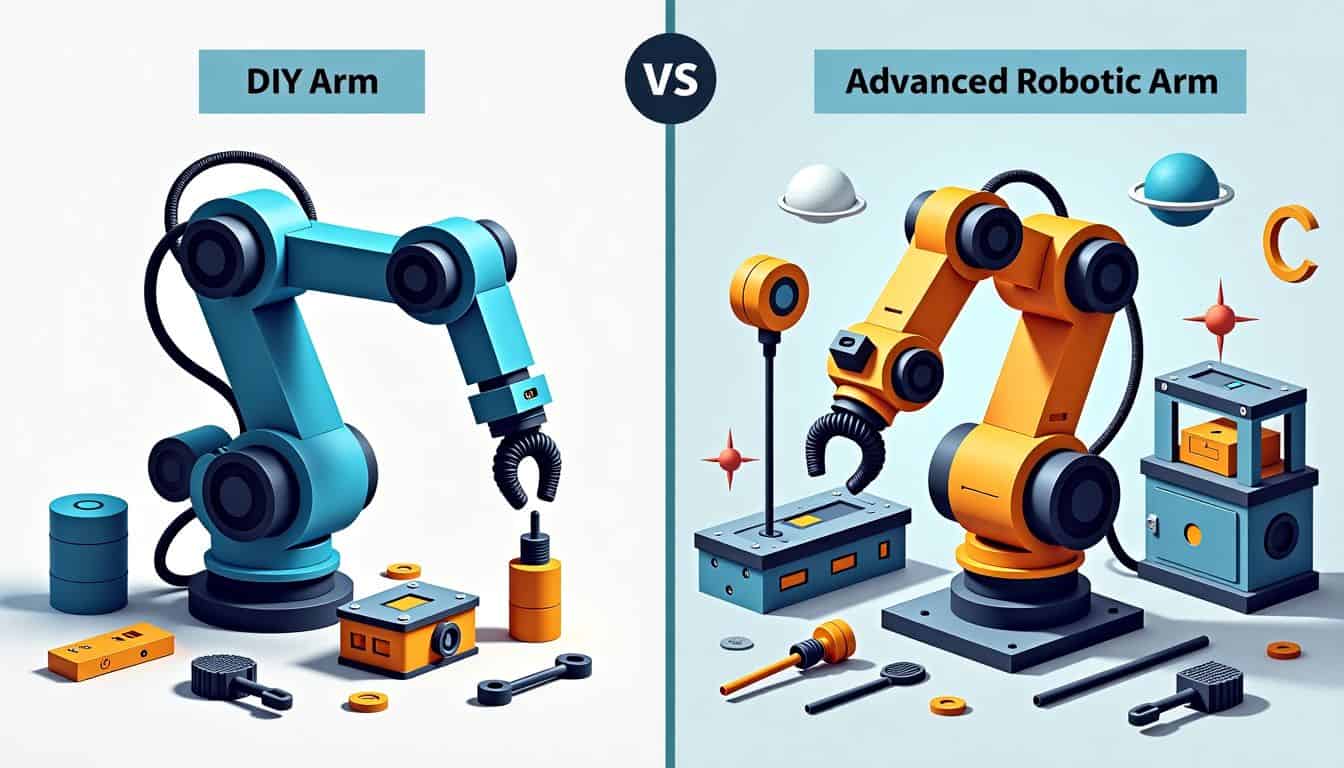 DIY 3D Printed Robotic Arm vs Advanced Robotics Projects: Key ...